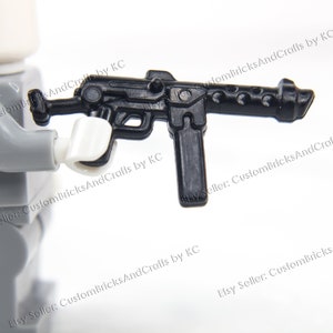 WW2 Finland KP M44 9MM SMG Submachine Gun • Custom Brick Weapons Gun ...