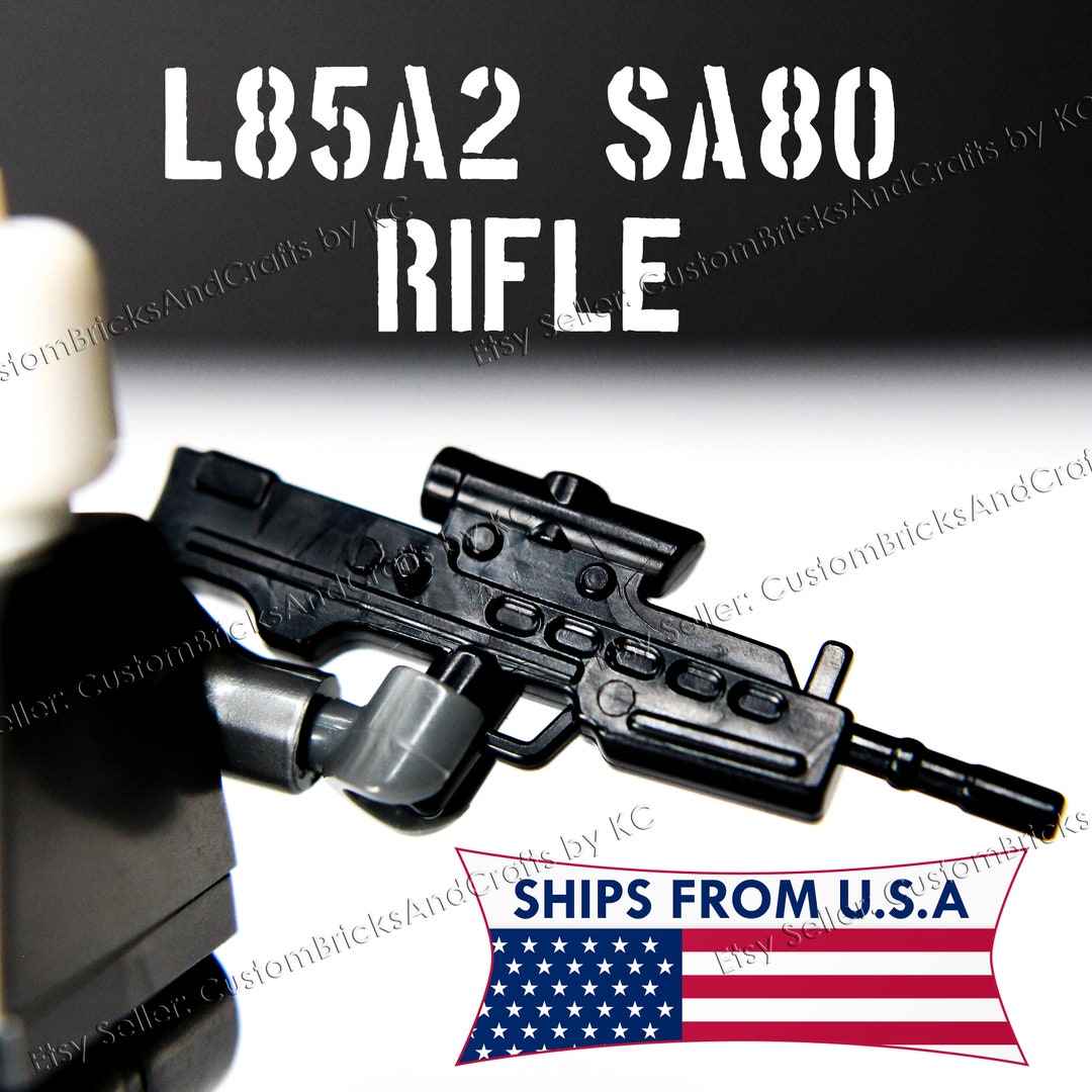 SA80 L85A2 British Rifle CUSTOM Brick Weapons Gun & Arms for - Etsy