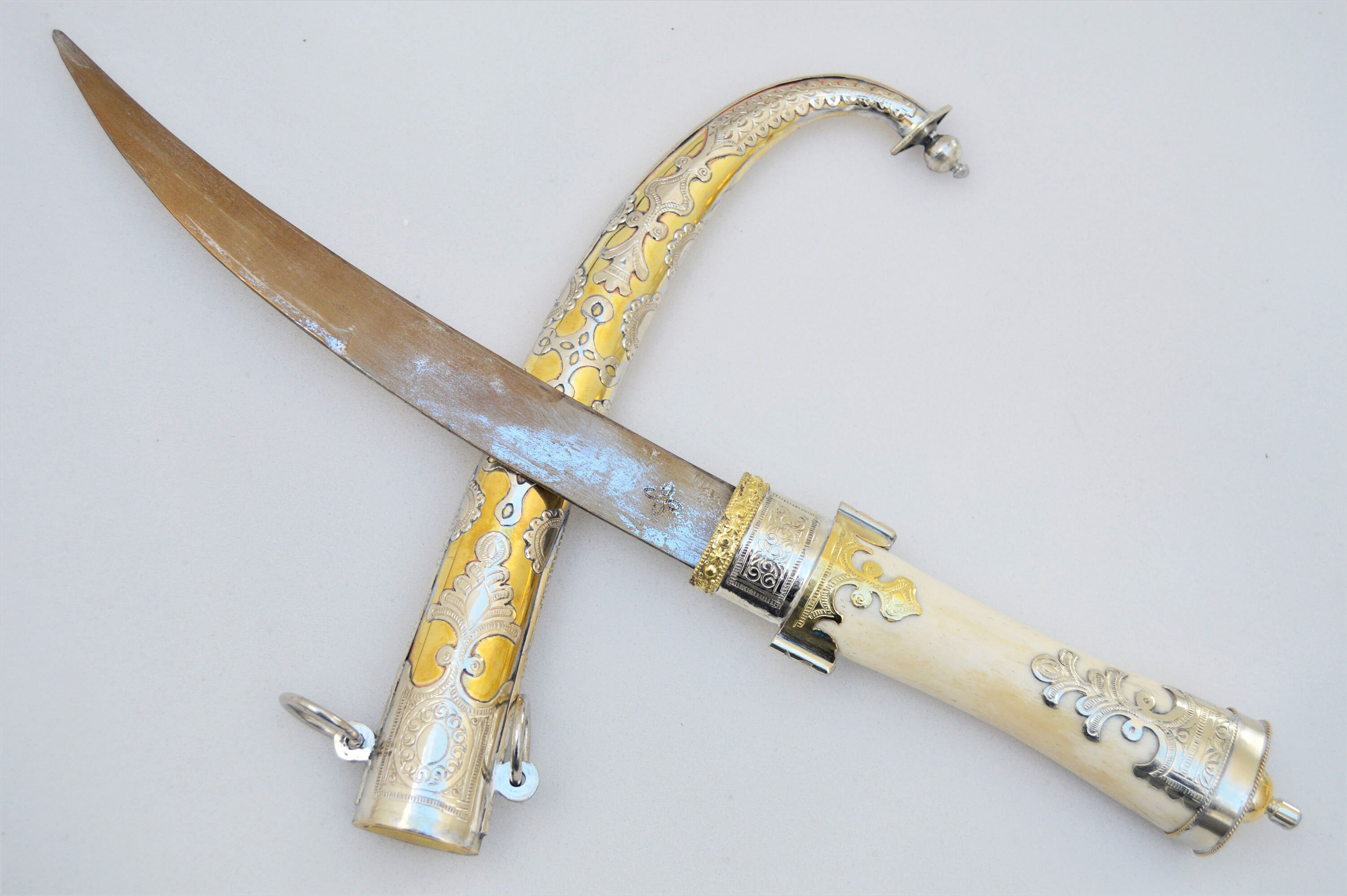 Handmade Moroccan Straight Dagger Knife Bone Moroccan Dagger - Etsy