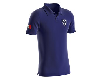New Club Monterrey Rayados Polo Shirt Black/white - Etsy