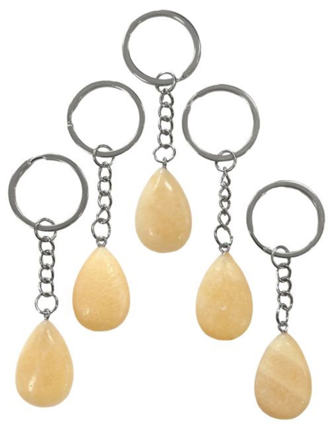 Orange Calcite Keychain - Etsy