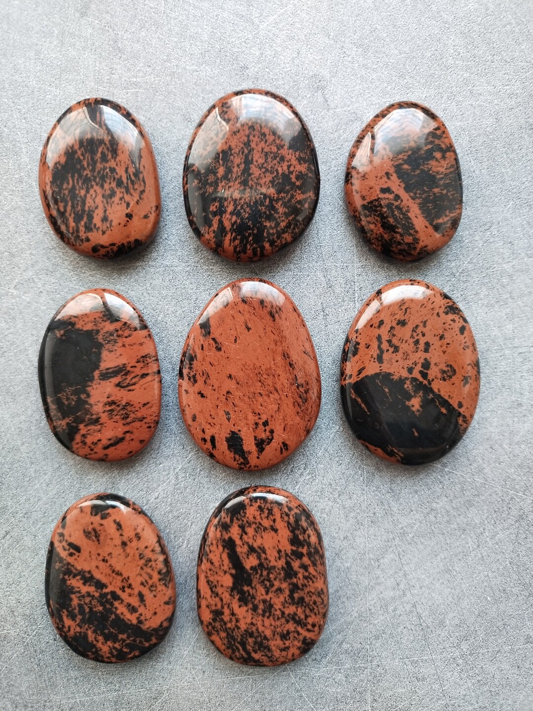 Mahogany Obsidian Pebble - Etsy