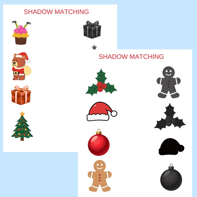 Christmas Activities for Kids Printable | Holiday Cut and Paste ...