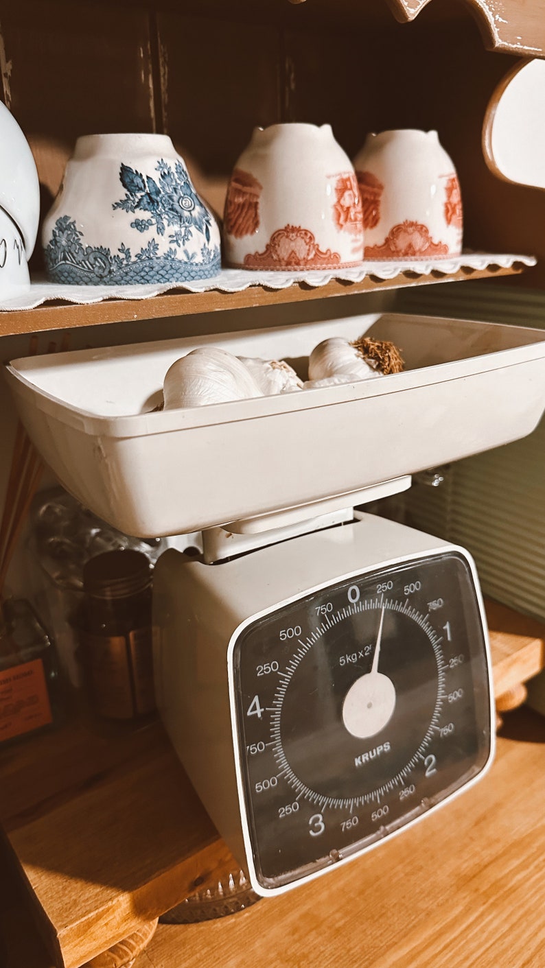 Kitchen Scale, Vintage Kitchen Scale,antique, Krups Kitchen Scale ...