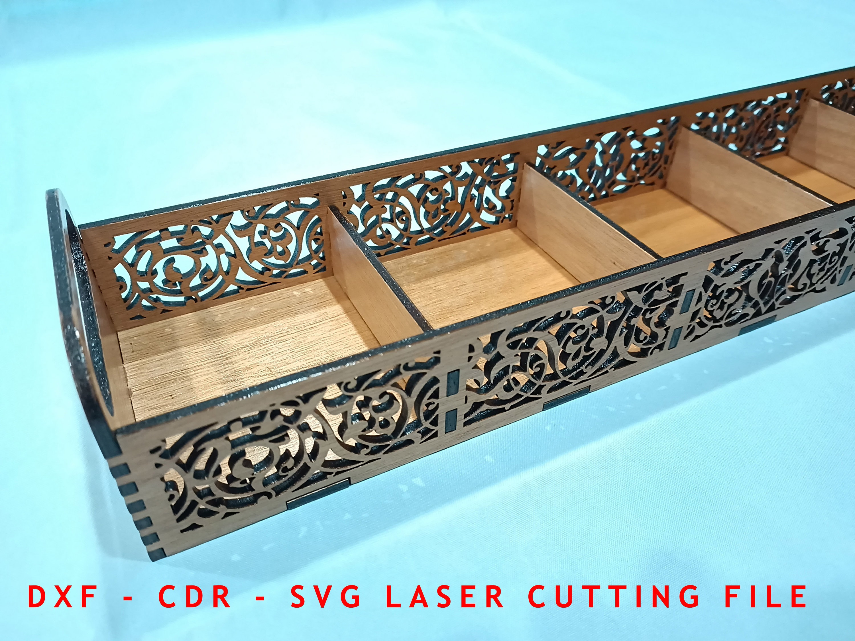 Display Tray Laser Cut Files DXF, CDR & SVG - Etsy