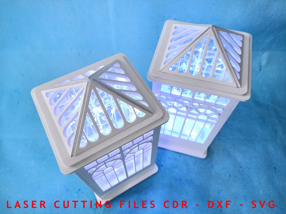 Lantern Laser Cut Files Dxf Cdr Svg for DIY Projects Crafts & Home ...