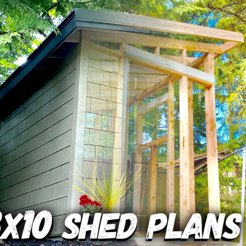 Shed Wood Shop Plans - Etsy UK