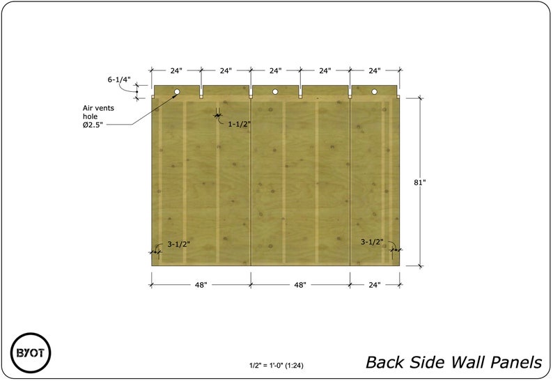 Lean-to Shed Plans // 10x10 PDF Shop Drawings - Etsy
