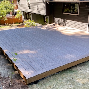 Freestanding Deck Plans With Step by Step Video Tutorial - Etsy