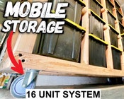 Mobile Storage System Digital Plans // Garage Storage // Mobile Garage ...