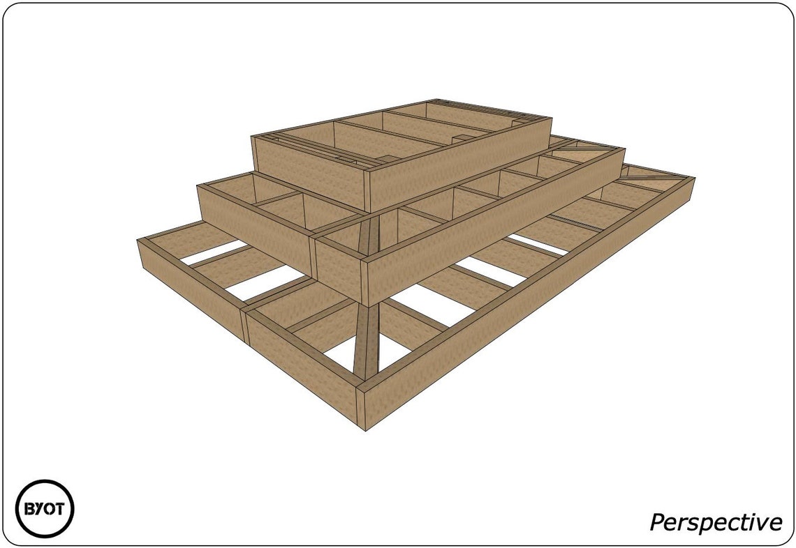 Pyramid Stair Plans // PDF Shop Drawings With Video Tutorial - Etsy UK