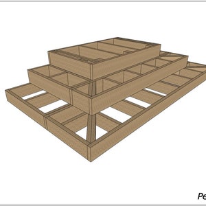 Pyramid Stair Plans // PDF Shop Drawings With Video Tutorial - Etsy