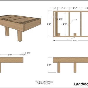 Pyramid Stair Plans // PDF Shop Drawings With Video Tutorial - Etsy