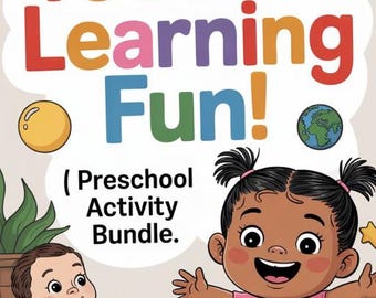 Toddler Learning Fun | Preschool Activity Bundle | Printable Learning ...