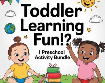 Toddler Learning Fun | Preschool Activity Bundle | Printable Learning ...