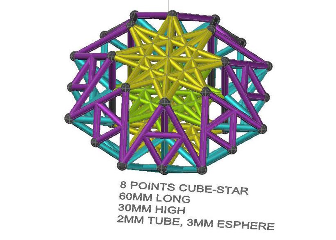 Sacred Geometry 64tetrahedron , Metatron, Octahedron, Seed Flower of ...