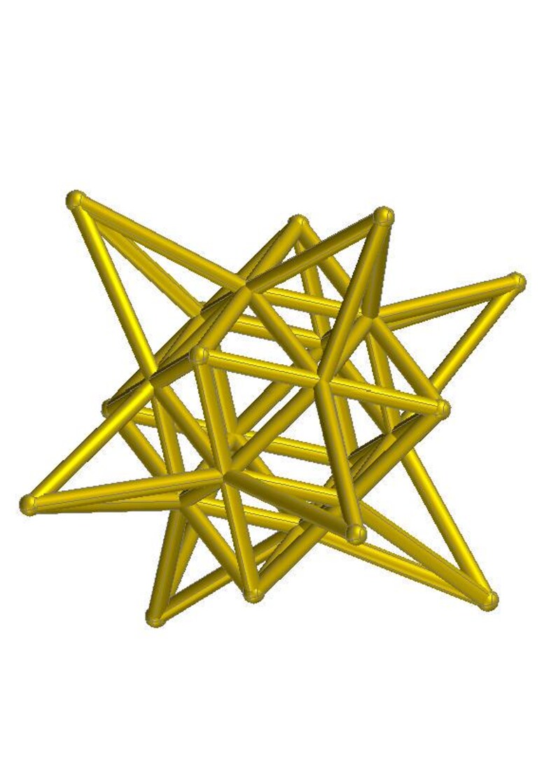 Sacred Geometry 64tetrahedron , Metatron, Octahedron, Seed Flower of ...