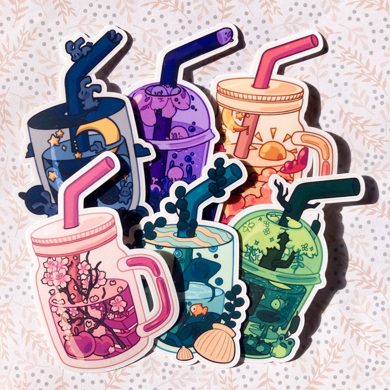 Aesthetic Sticker Designs - Etsy