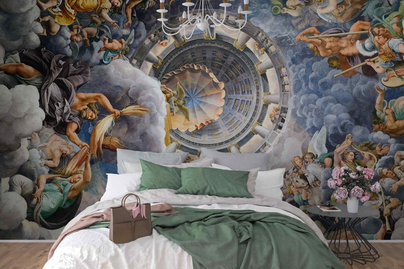 Ancient Greek Mythology Art Wallpaper Peel & Stick or Non Woven Giulio ...