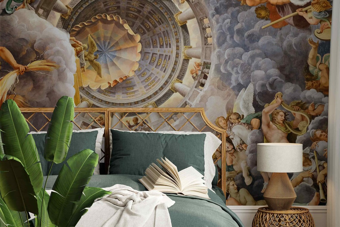 Renaissance Italian Art Wallpaper Peel & Stick or Non Woven Giulio ...