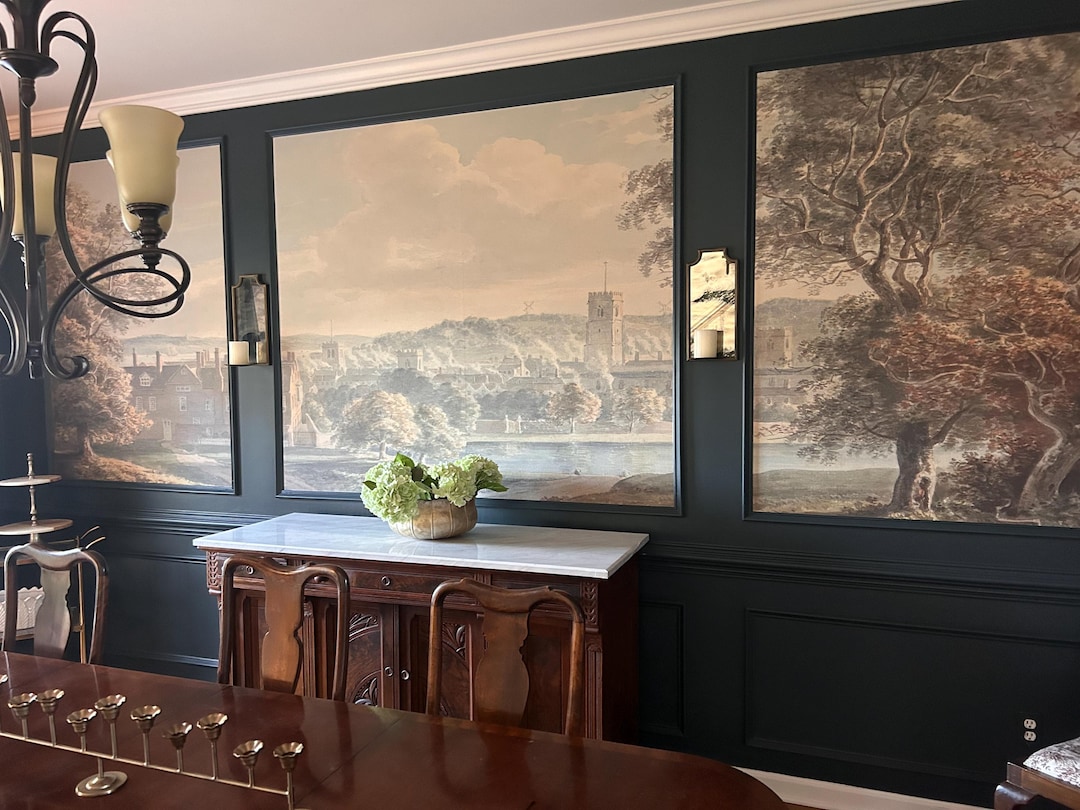 Scenic Landscape Vintage Calm Colors Wallpaper Peel & Stick or Non ...