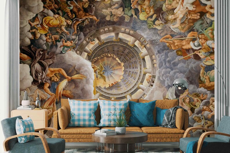 Renaissance Italian Art Wallpaper Peel & Stick or Non Woven Giulio ...