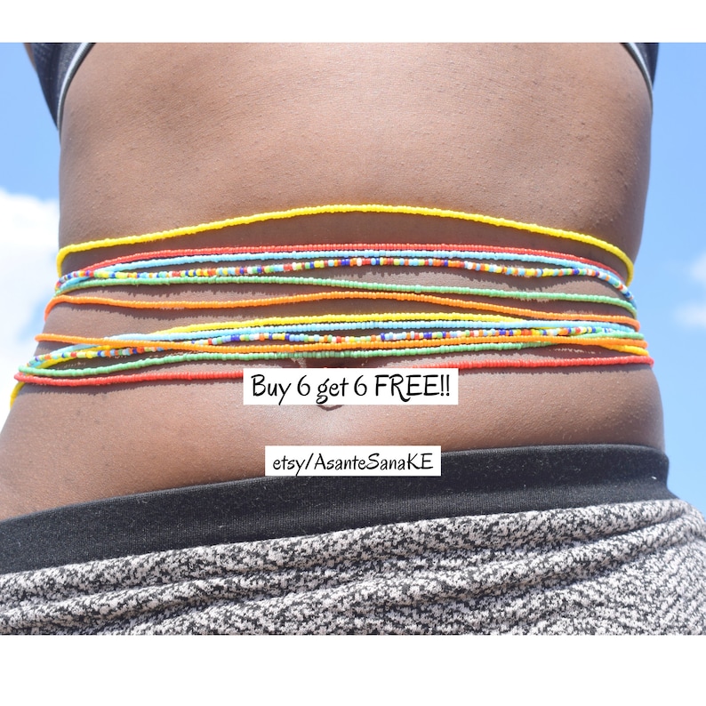 Slimming Waist Beads Waist Beads With Clasps Waist Beads for - Etsy