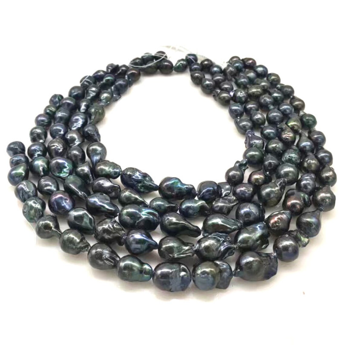 16 Inches 13-22mm Natural Rain Drop Fireball Flame Baroque Pearl Loose ...