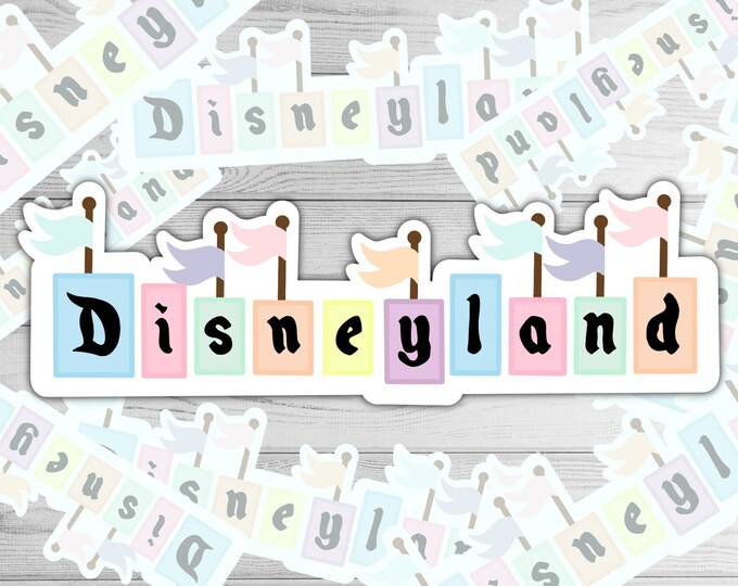 Disneyland Resort Sign Inspired Vinyl Sticker - Etsy