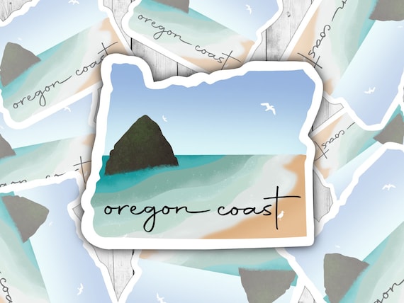 Oregon Coast Sticker - Etsy
