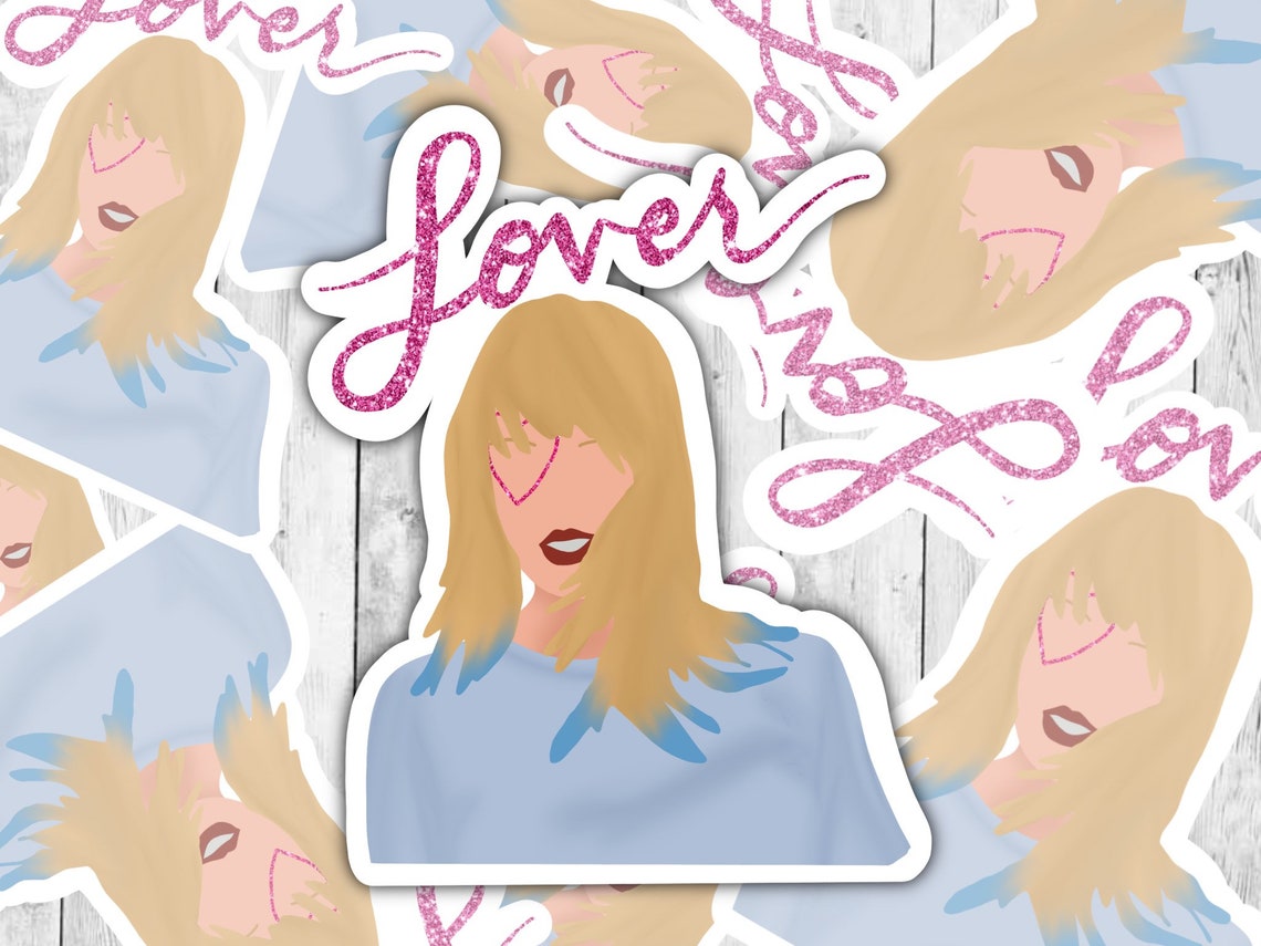 Taylor Swift Inspired Lover Album Cover Vinyl Sticker - Etsy