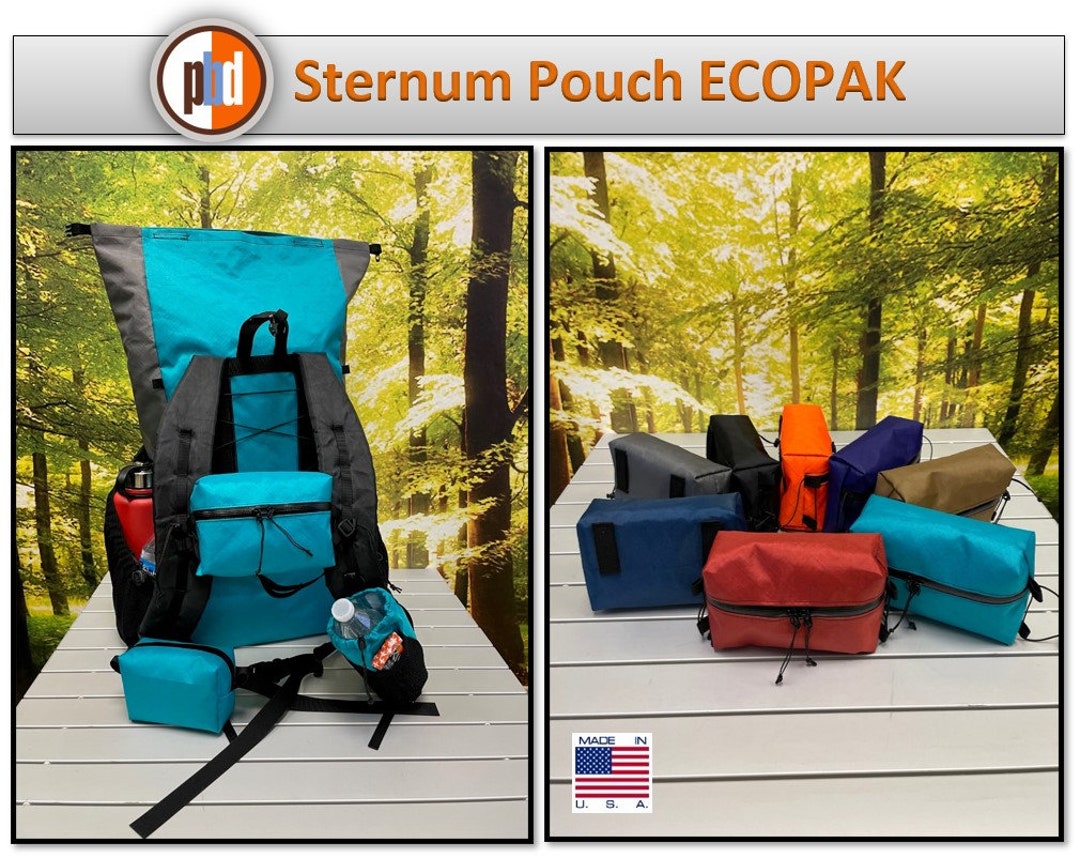 STERNUM Pouch (ECOPAK®) - 6"x2"x4.5" - Etsy