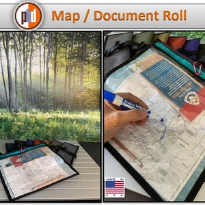 Backpackers Map / Document Roll (ECOPAK®) - Etsy