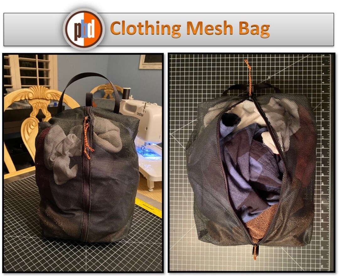 Mesh Zipper Clothing Bag - Etsy