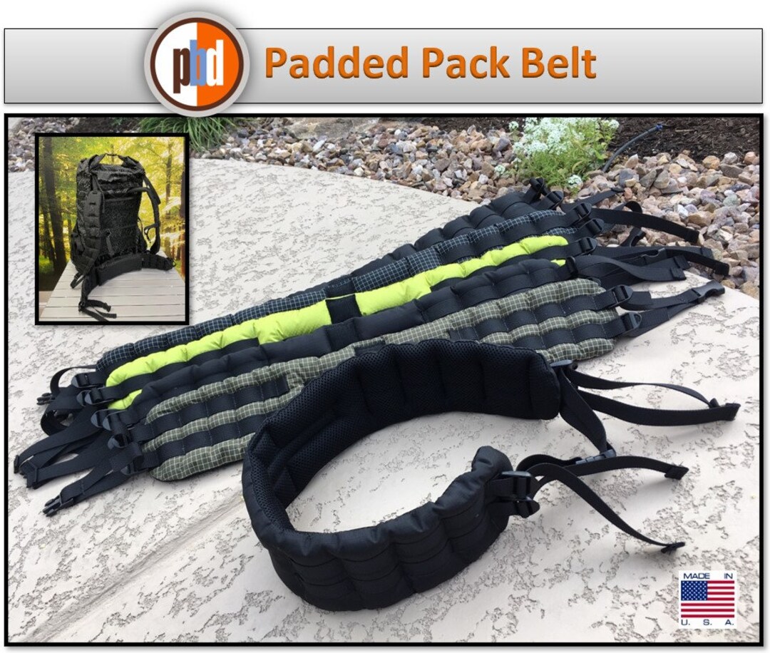 Trailpack Padded Backpack Belt V2 - Etsy