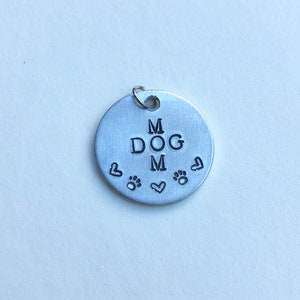 Dog Mom Acrostic Necklace With Symbols Hand Stamped Aluminum ...
