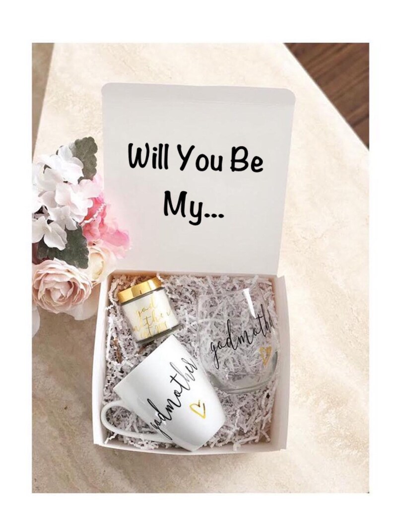 Godmother Gift Box Godmother Ideas Will You Be My God - Etsy