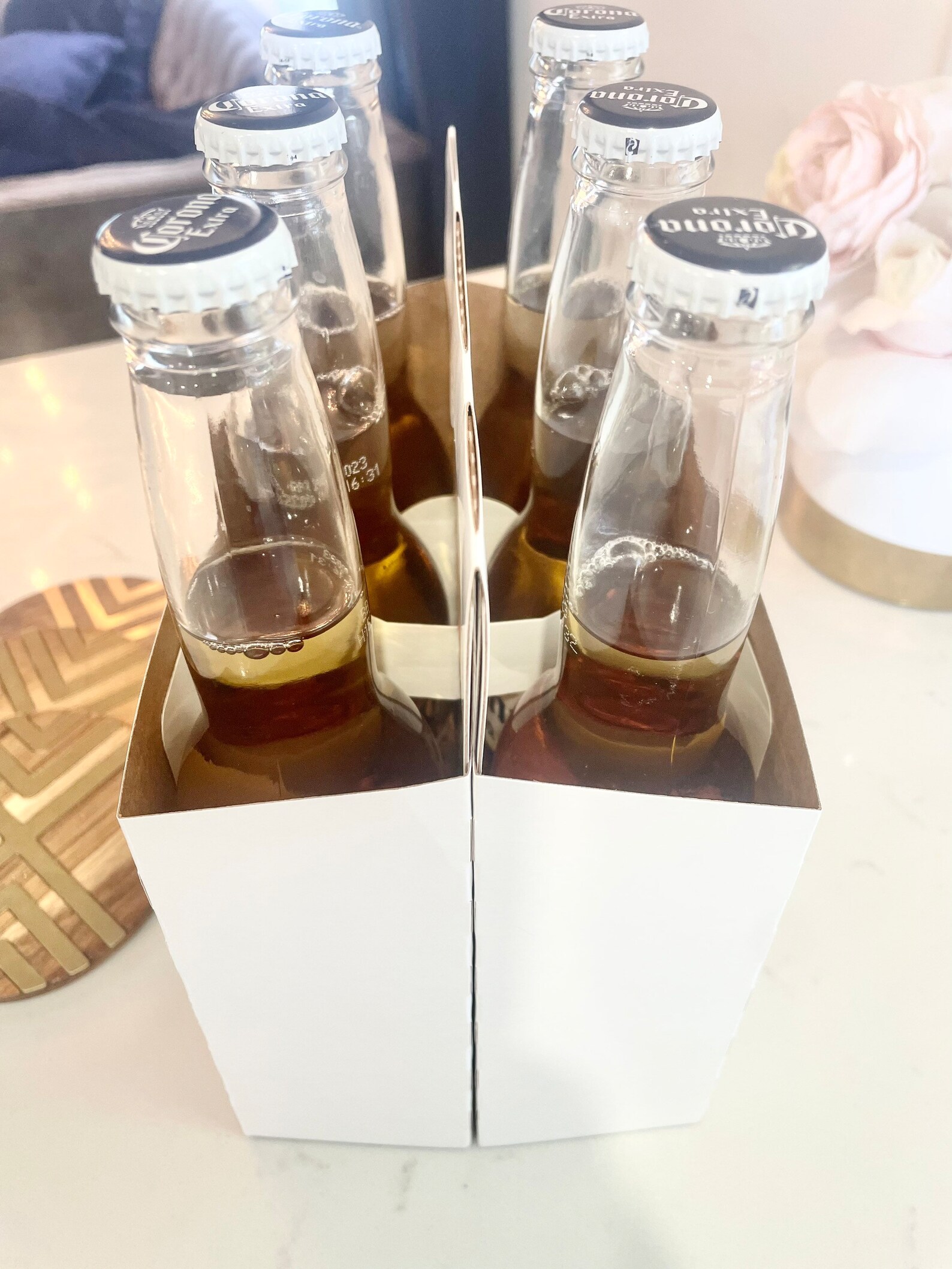Padrinos Six Pack Craft Cardboard Beer Caddy Proposal, Chug to Accept ...