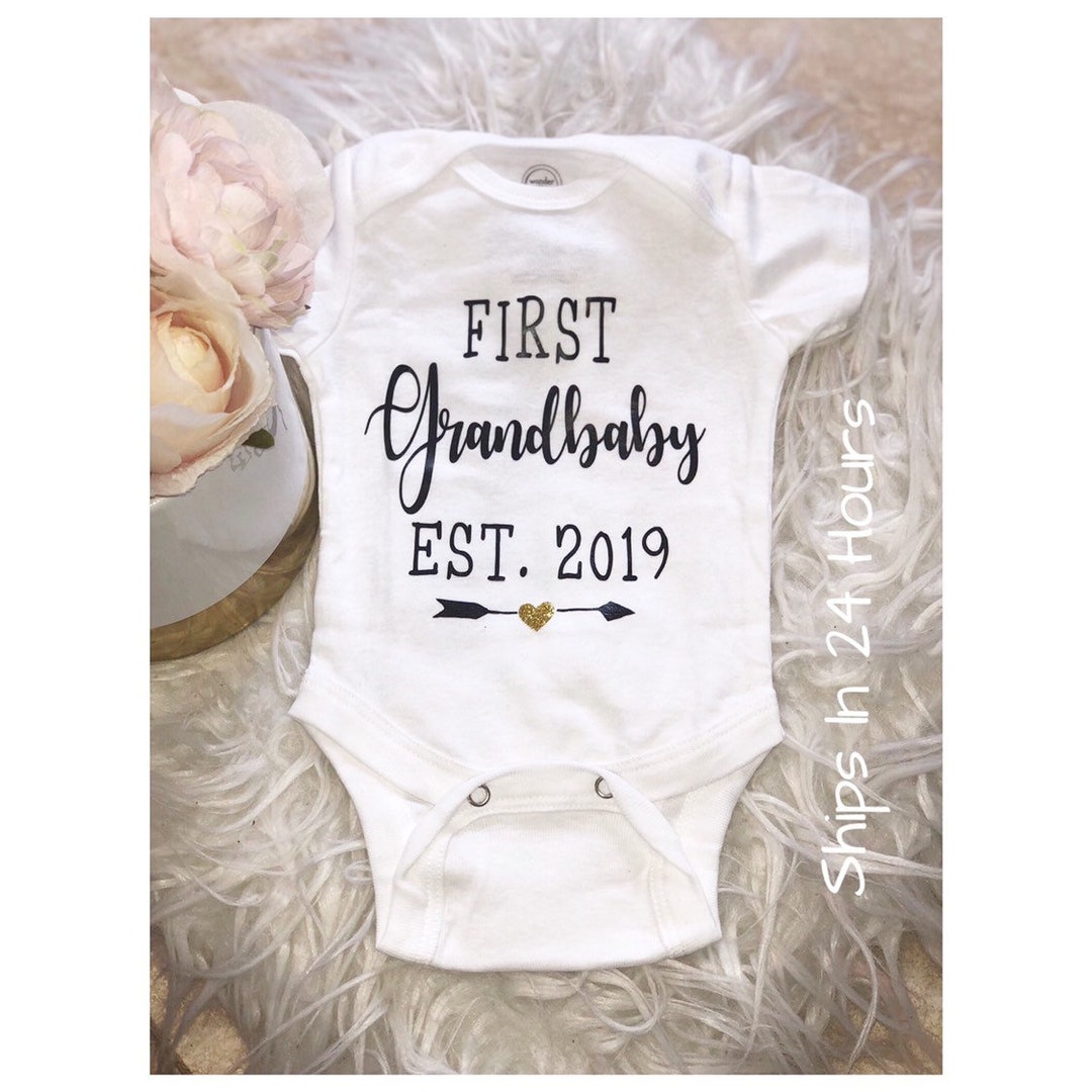First Grandbaby, Custom Pregnancy Announcement, Baby Reveal Gift for ...