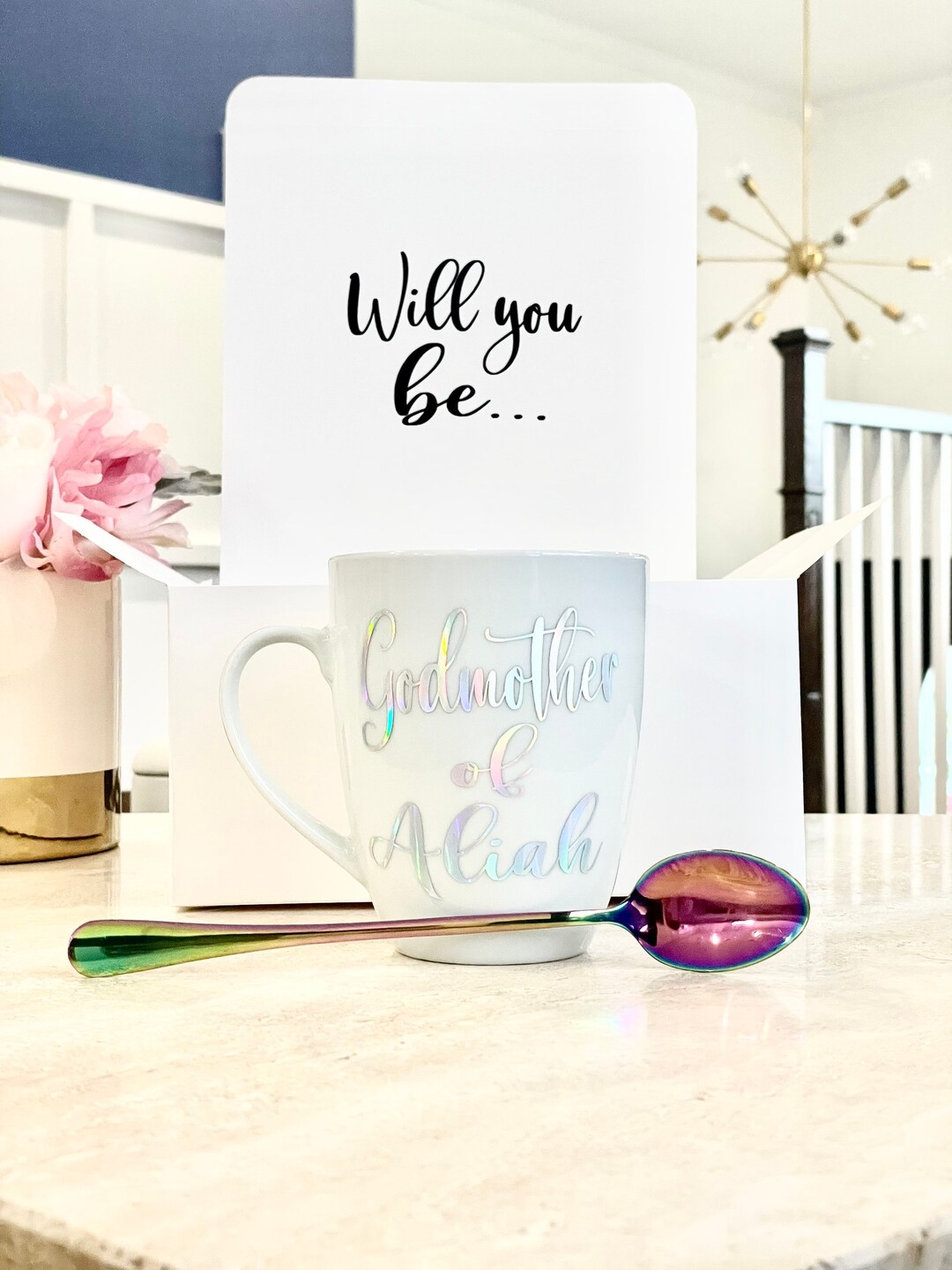 Godmother Holographic Gift Box, Godmother Ideas, Will You Be My, God ...