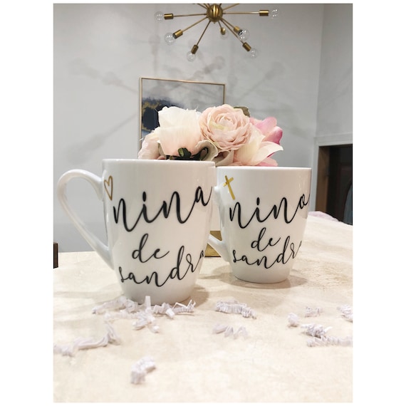 Nino and Nina Mug Set Padrinos Gift Nino Nina Gift Ideas - Etsy