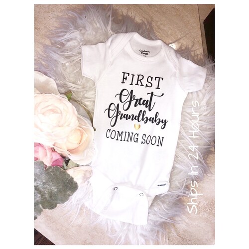 First Great Grandbaby Custom Pregnancy Announcement Baby | Etsy