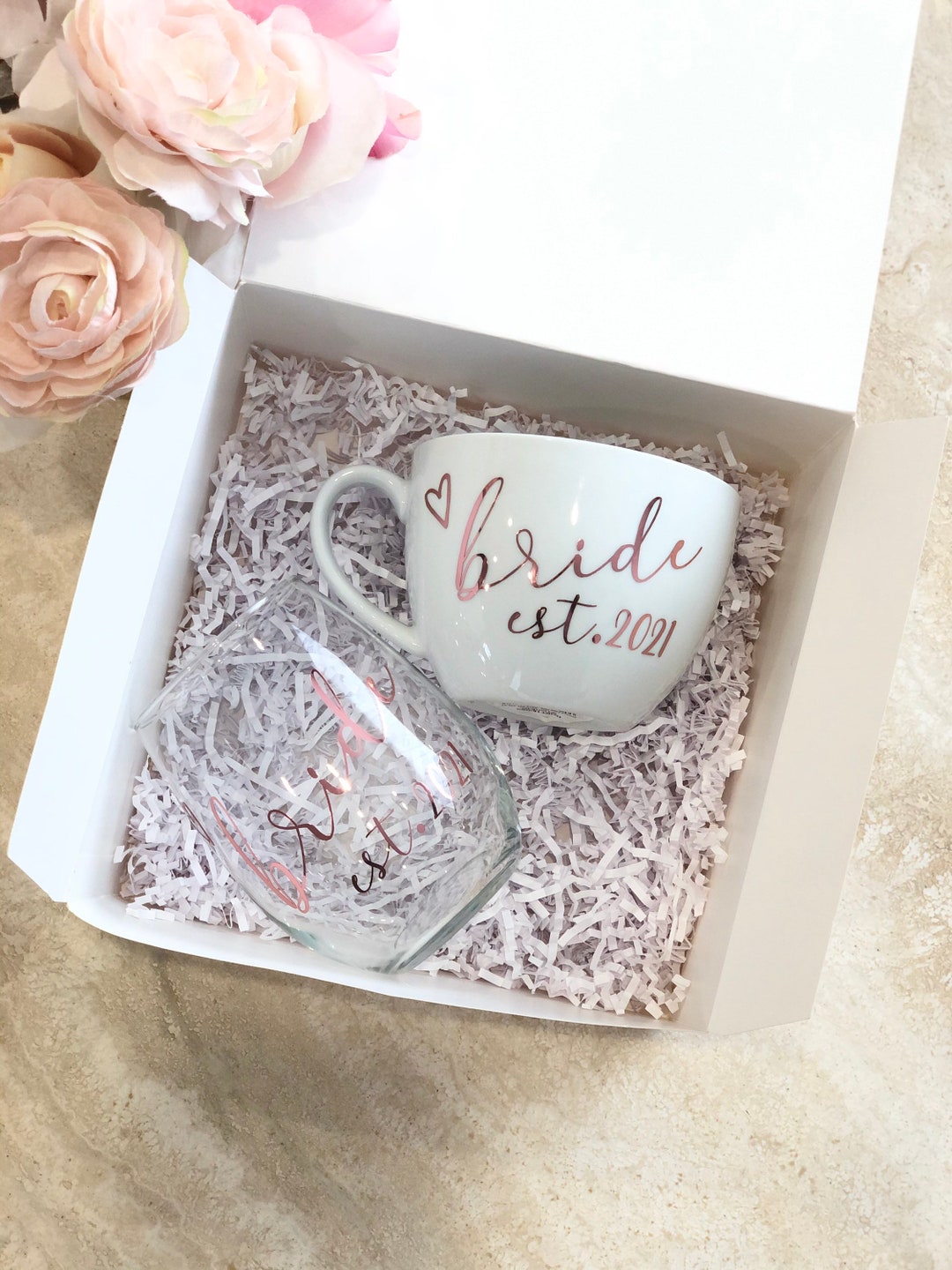 Bride Gift Box Set, Personalized Bridal Gift Box, Soon to Be Bride ...