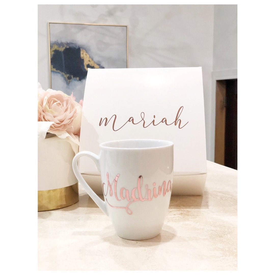 Madrina Gift Box & Mug, Custom Madrina Proposal Gift Set, Best Friend ...