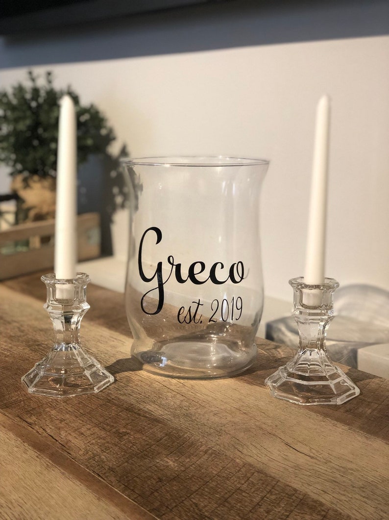 Personalized Unity Candle Set, Custom Unity Candle, Wedding Candle ...