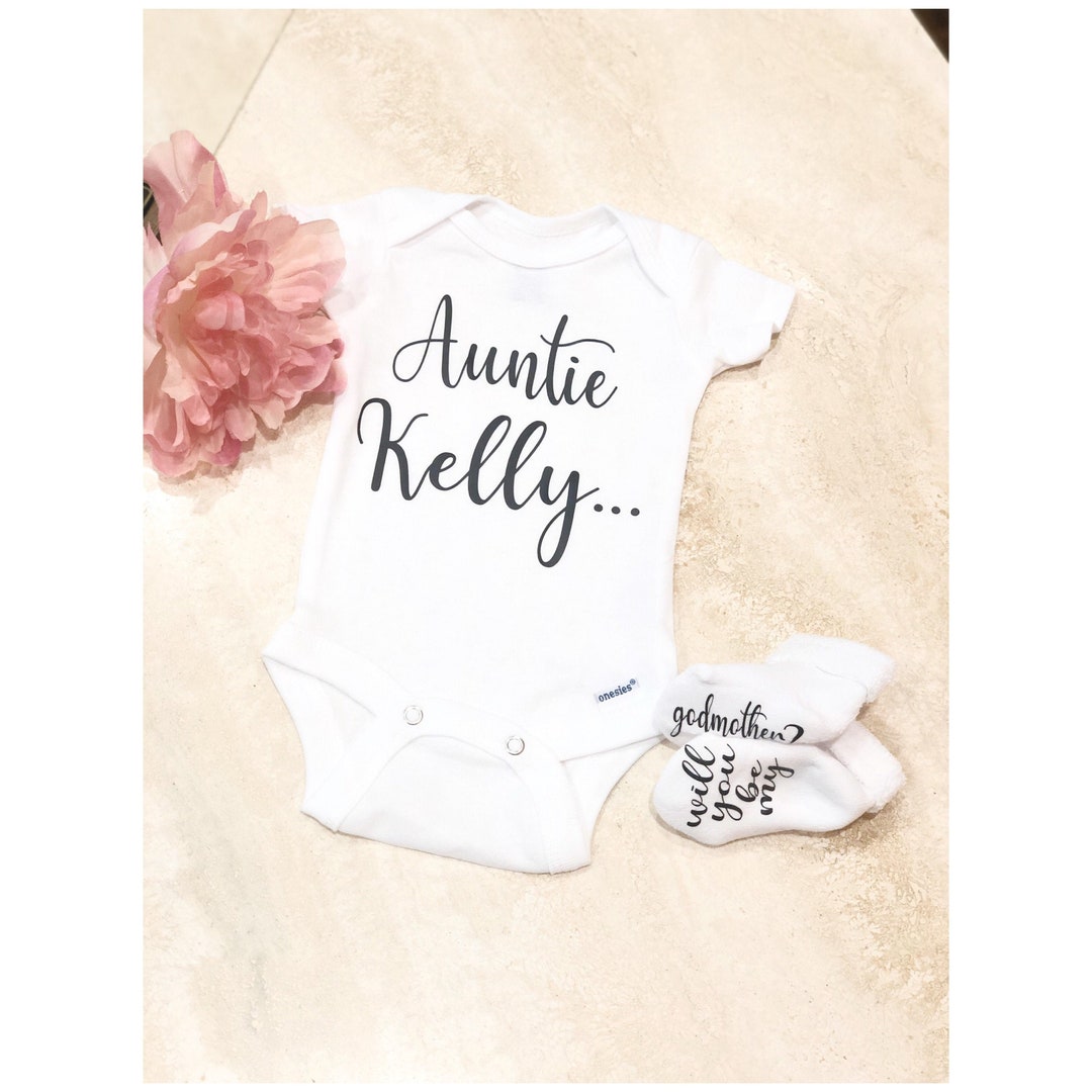 God Mother Proposal Baby Outfit, Madrina Proposal, Promoted to ...