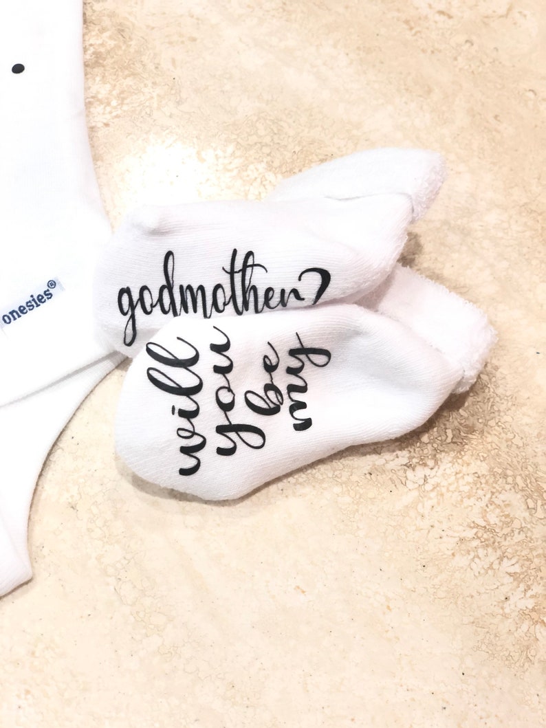 God Mother Proposal Baby Outfit, Madrina Proposal, Promoted to ...