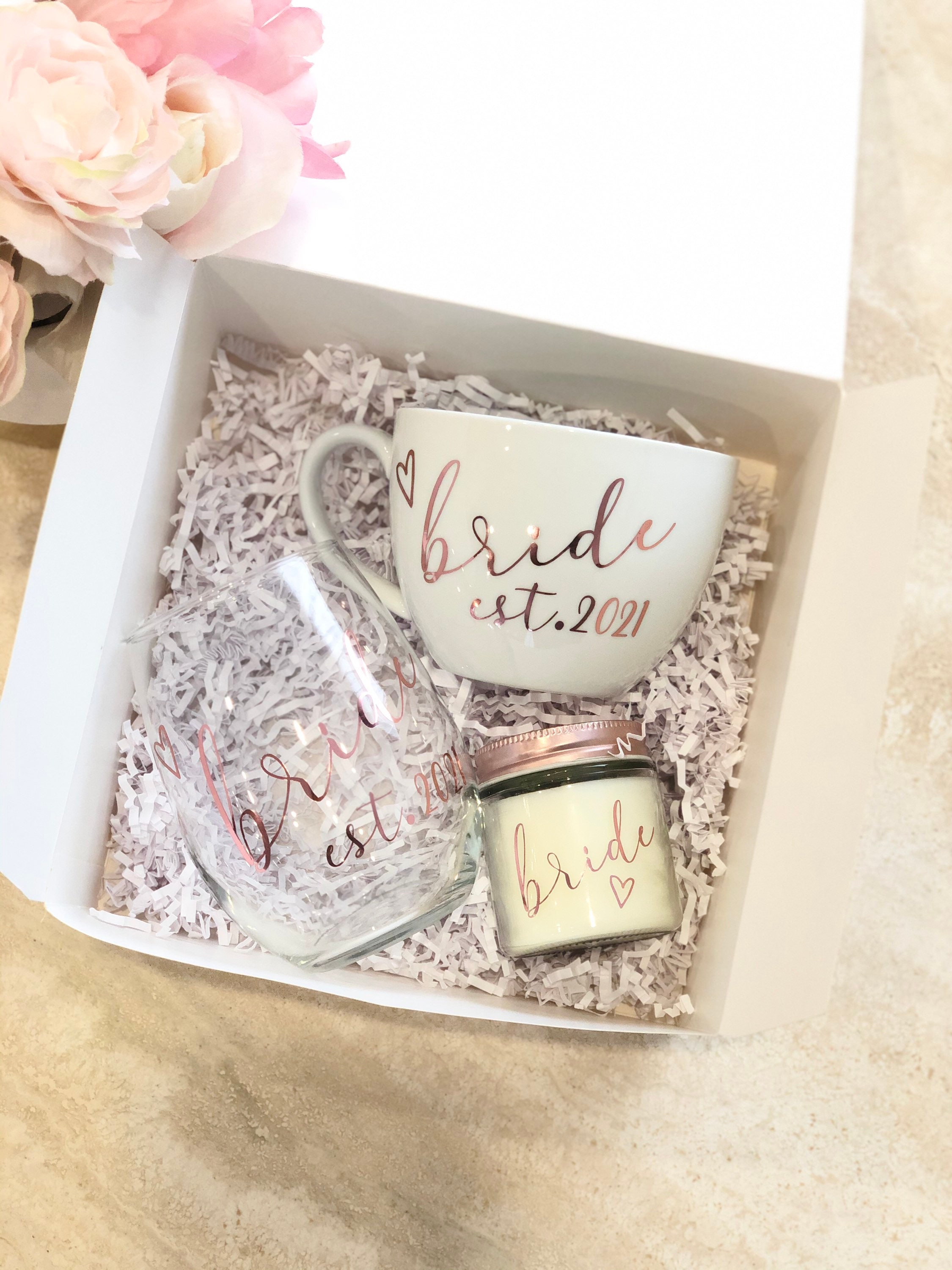 Bride Gift Box Set Personalized bridal Gift box Soon to be | Etsy
