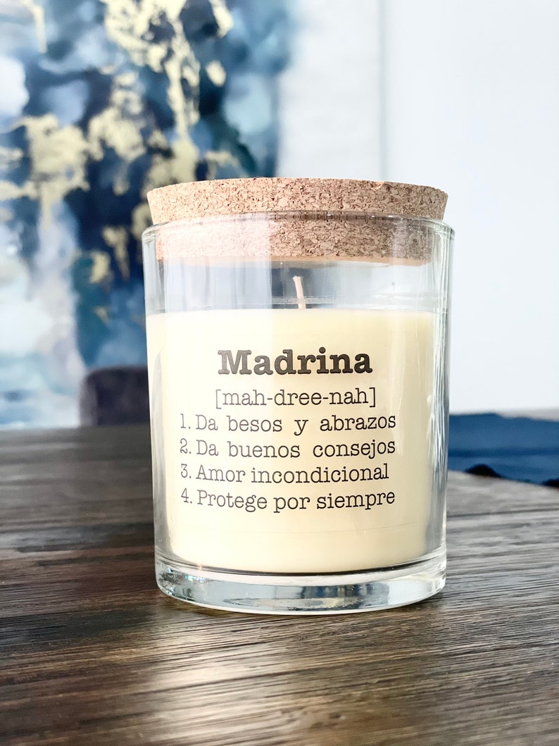 Madrina Candle Madrina Gift Madrina Proposal Gifts For | Etsy