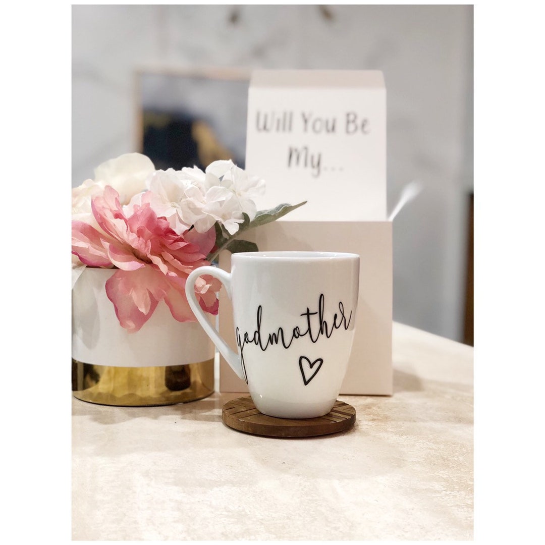 Godmother Gift Box & Mug, Will You Be My, Custom Godmother Proposal ...